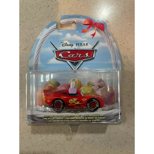 2024 Disney Cars Easter Lightning Mcqueen as Easter Buggy - Walmart.com