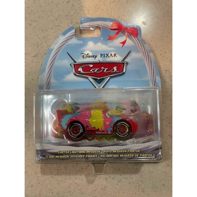 Disney Pixar 2024 Cars Easter Lightning Mcqueen, 1:55 Scale Diecast ...