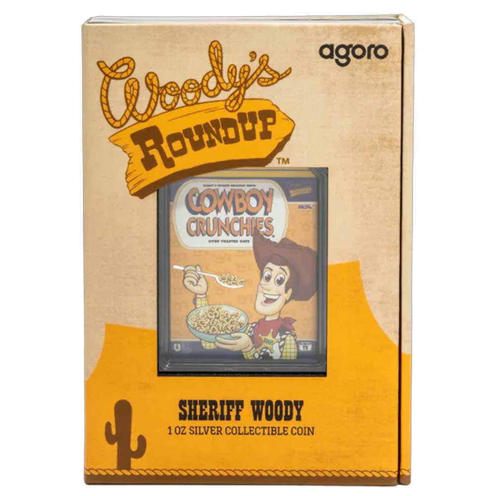 2024 Disney Pixar Woody's Roundup Sheriff Woody 1 oz Silver Coin by ...