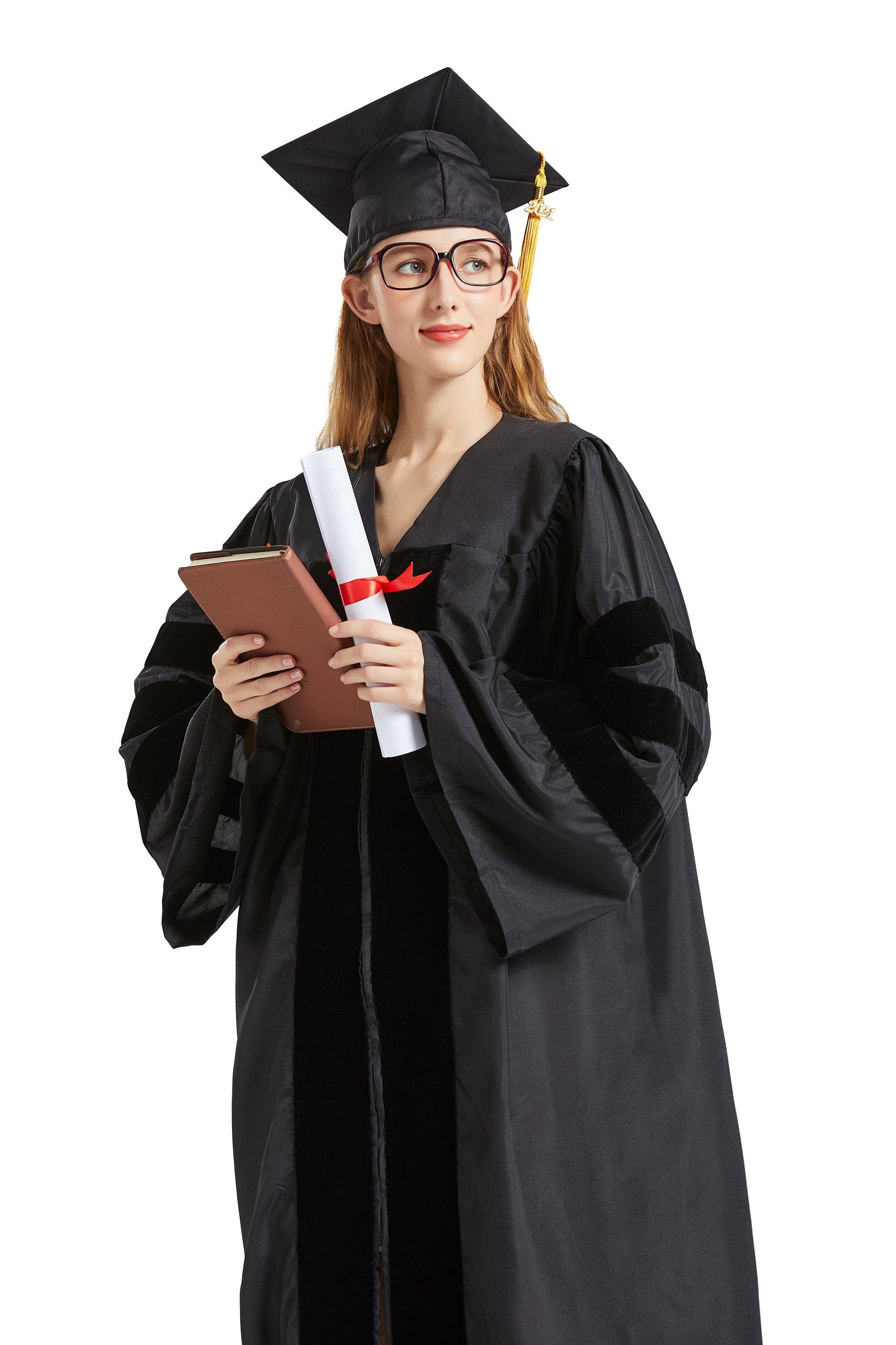 2024 Doctoral Cap and Gown for PhD Graduates and Faculty - Walmart.com