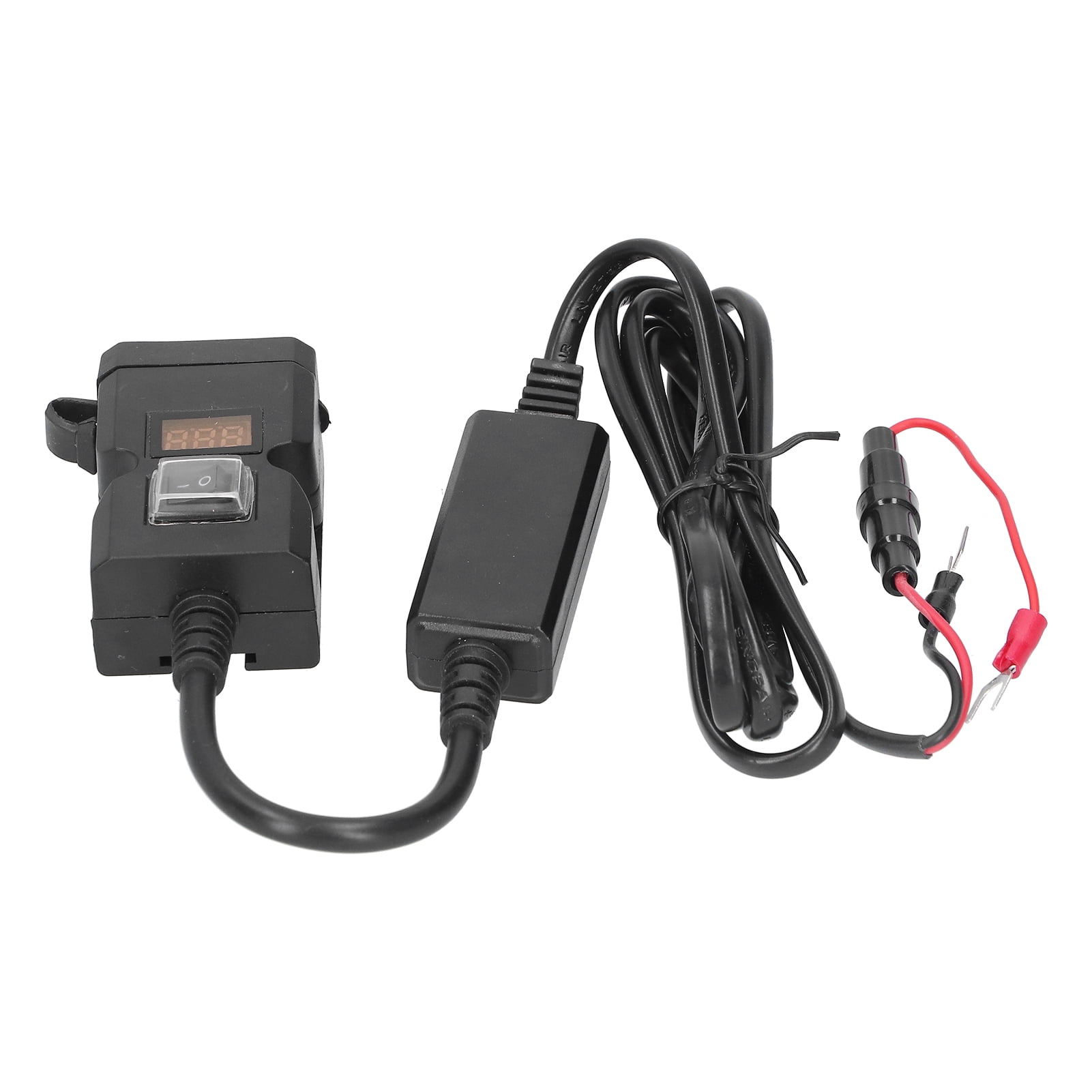 2024 Dual USB Port Motorcycle Charger with Bracket Fast Charging Power ...
