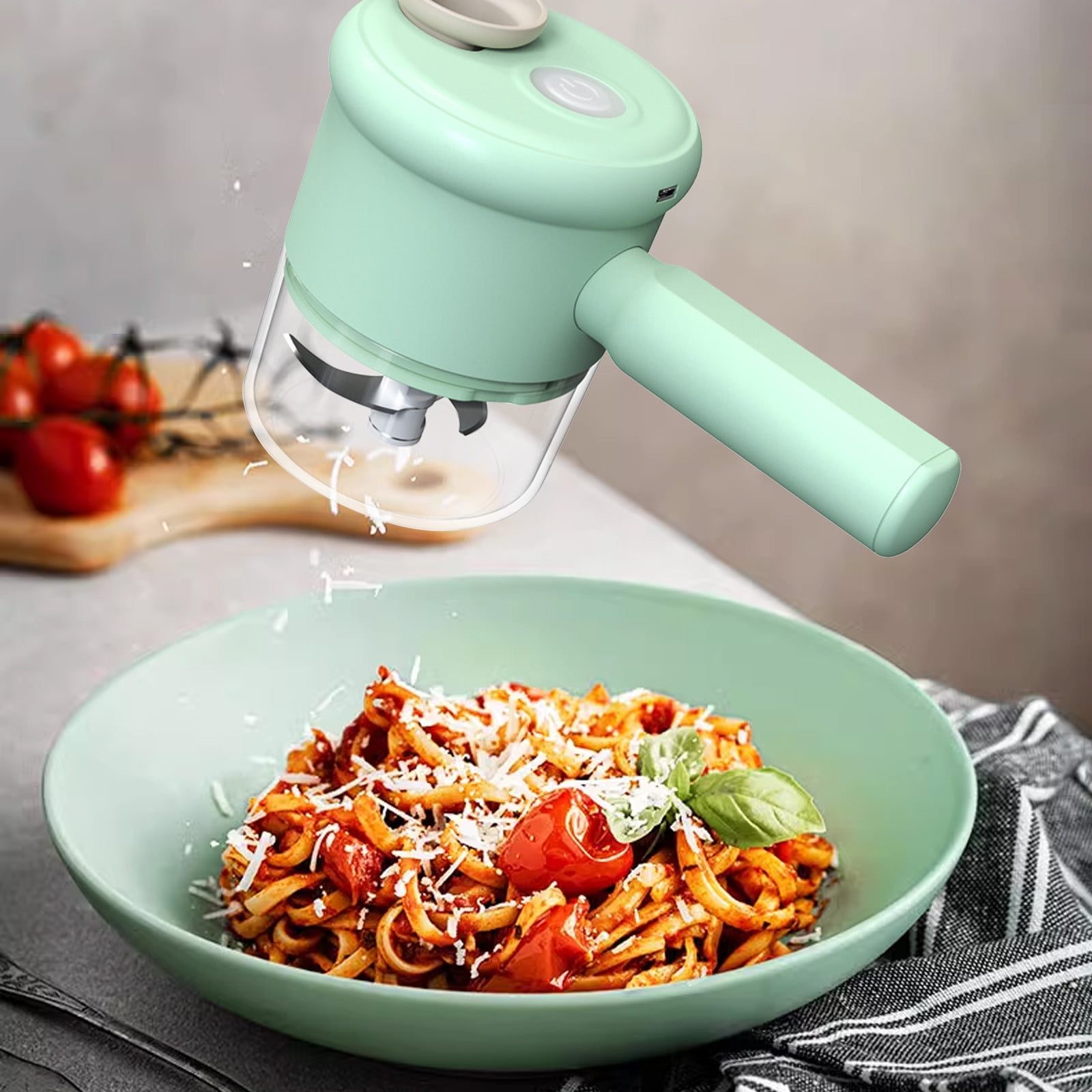 2024 Electric Chopper Portable Garlic Ginger Pepper Meat Crusher ...