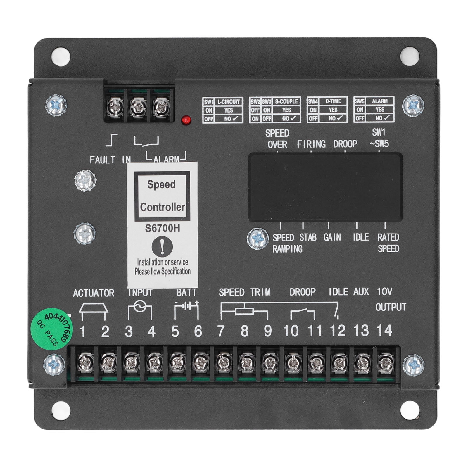 2024 Electronic Generator Speed Controller Panel Diesel Governor ...