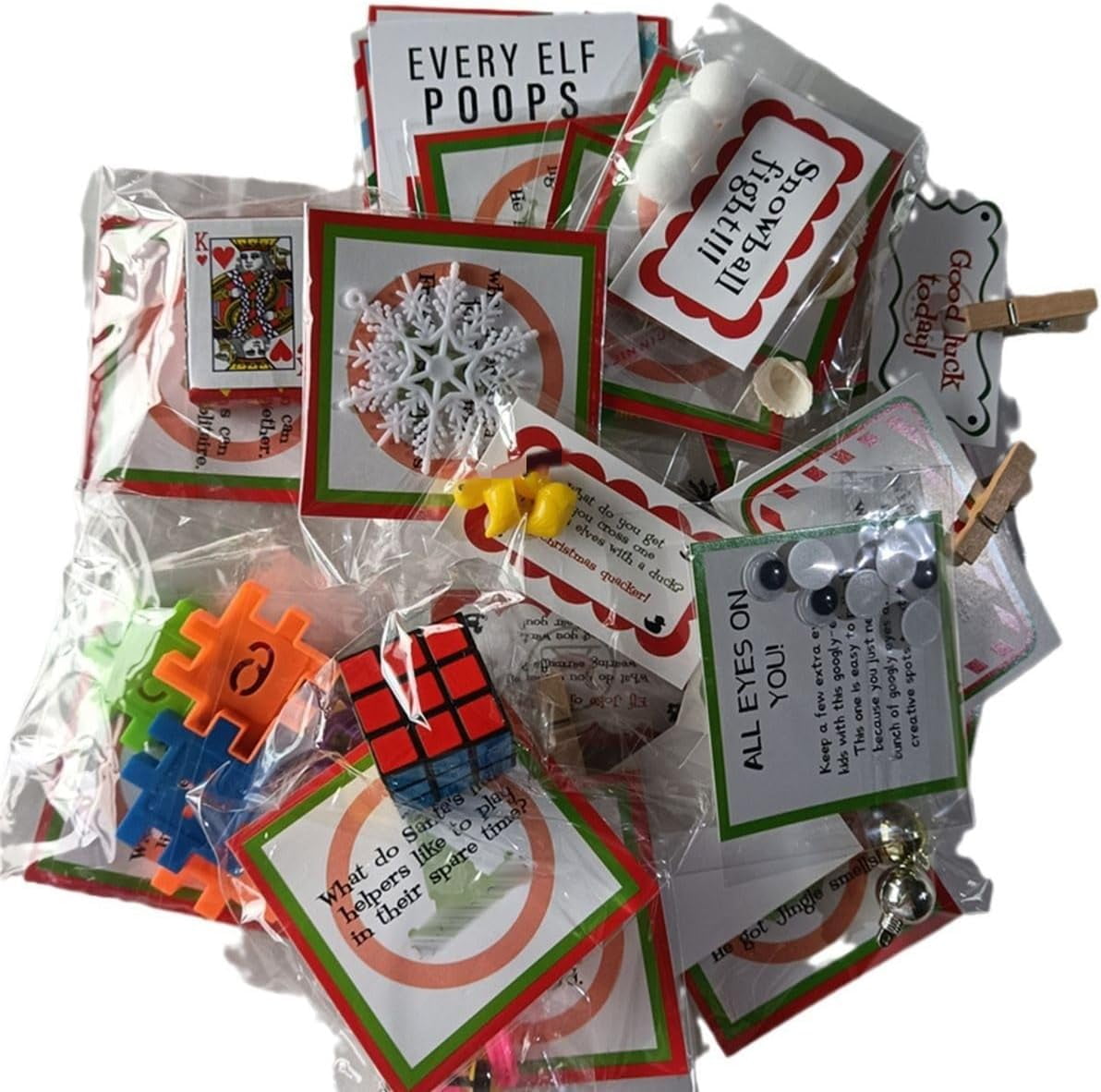 Elf 12 Days Of Christmas Advent Calendar Genie Kit - Holiday Countdown ...