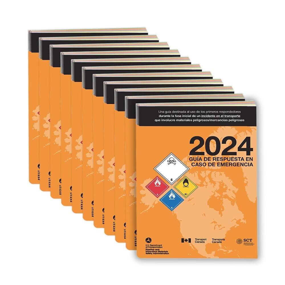 2024 Emergency Response Guidebook (ERG), Soft Bound, 5.5” x 7.5 ...