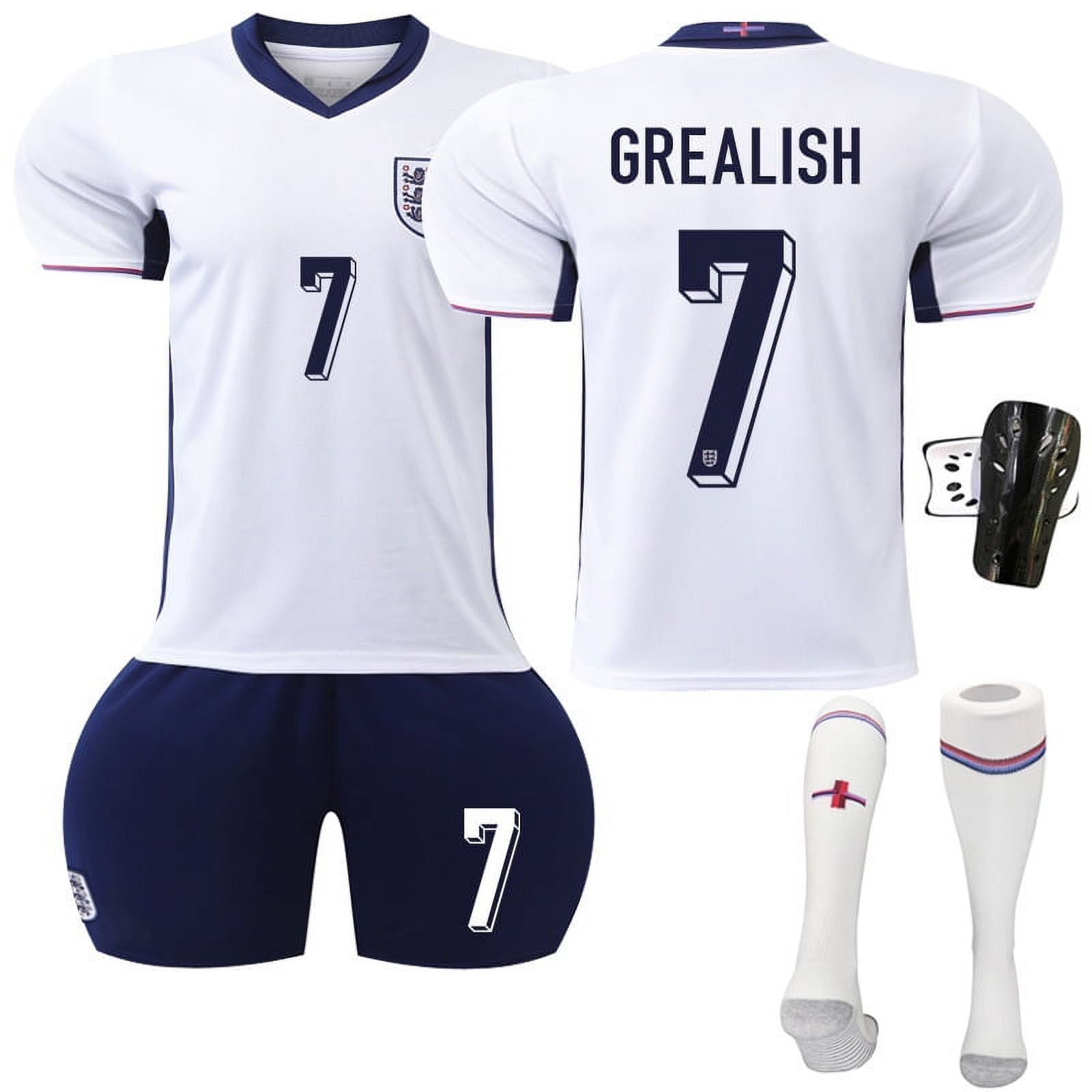 2024 European Cup Football Service England Home Jersey No. 9 Kane No ...