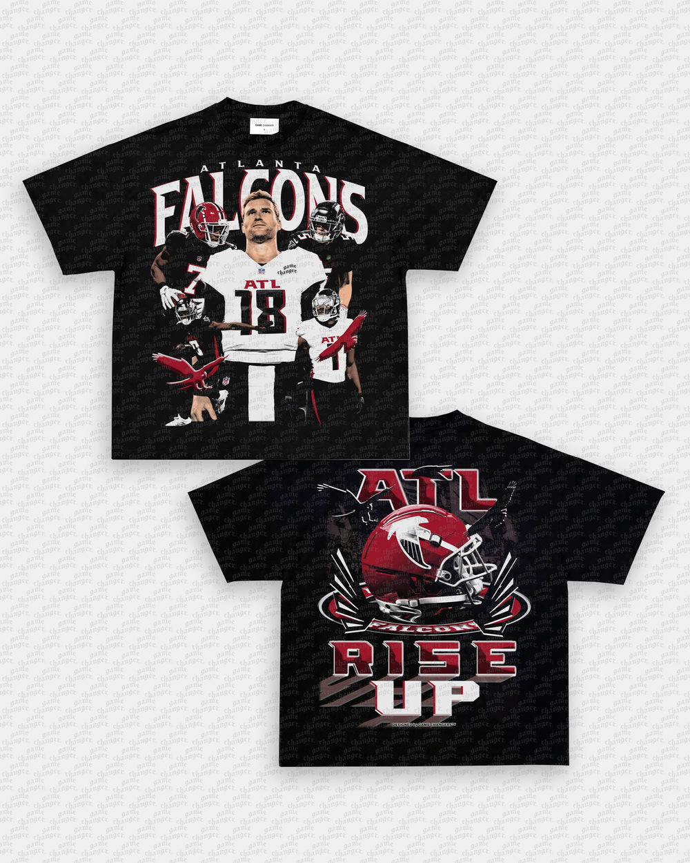 2024 FALCONS TEE, FOOTBALL PLAYERS BOOTLEG, RETRO STYLE, FOR MEN, FOR ...