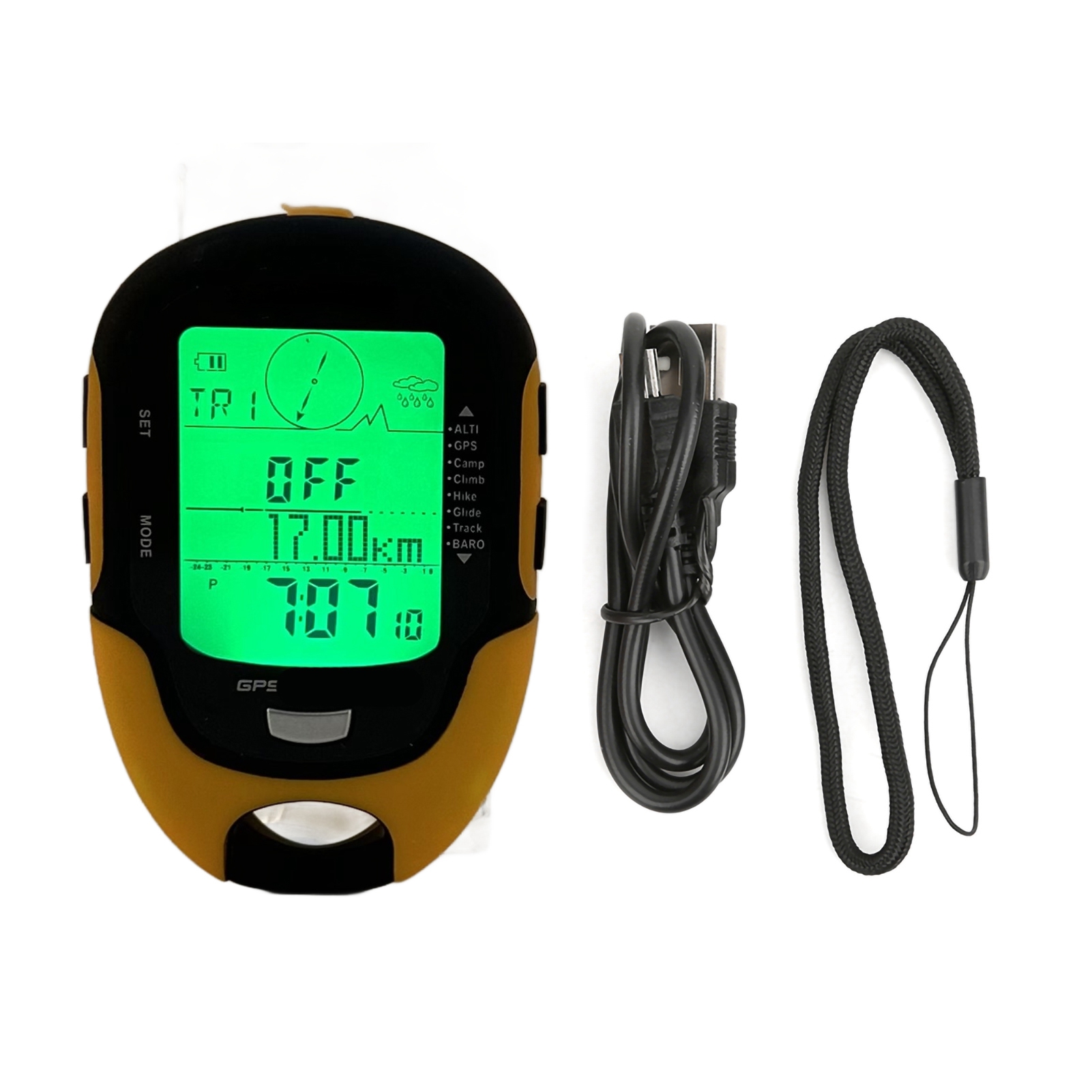 2024 FR510 ABS IPX4 Waterproof Grade Outdoor Navigation Altitude Meter ...