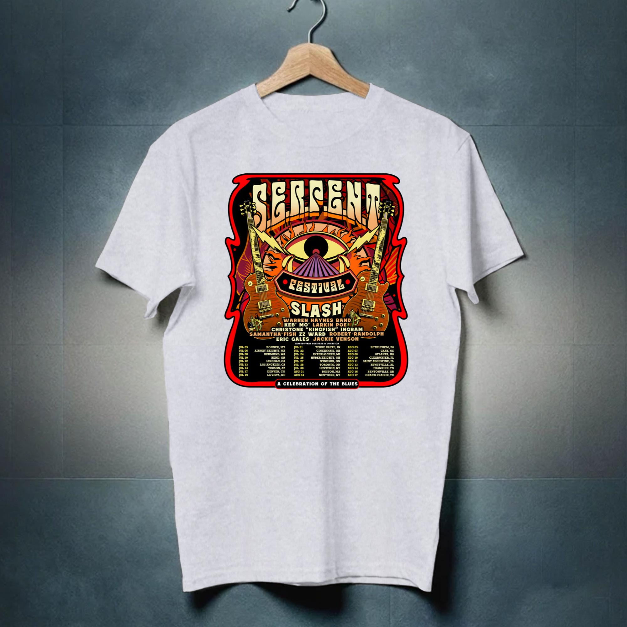 2024 Festival Tour Rock Vibe Shirt, Retro Snake Graphic Music Tee ...