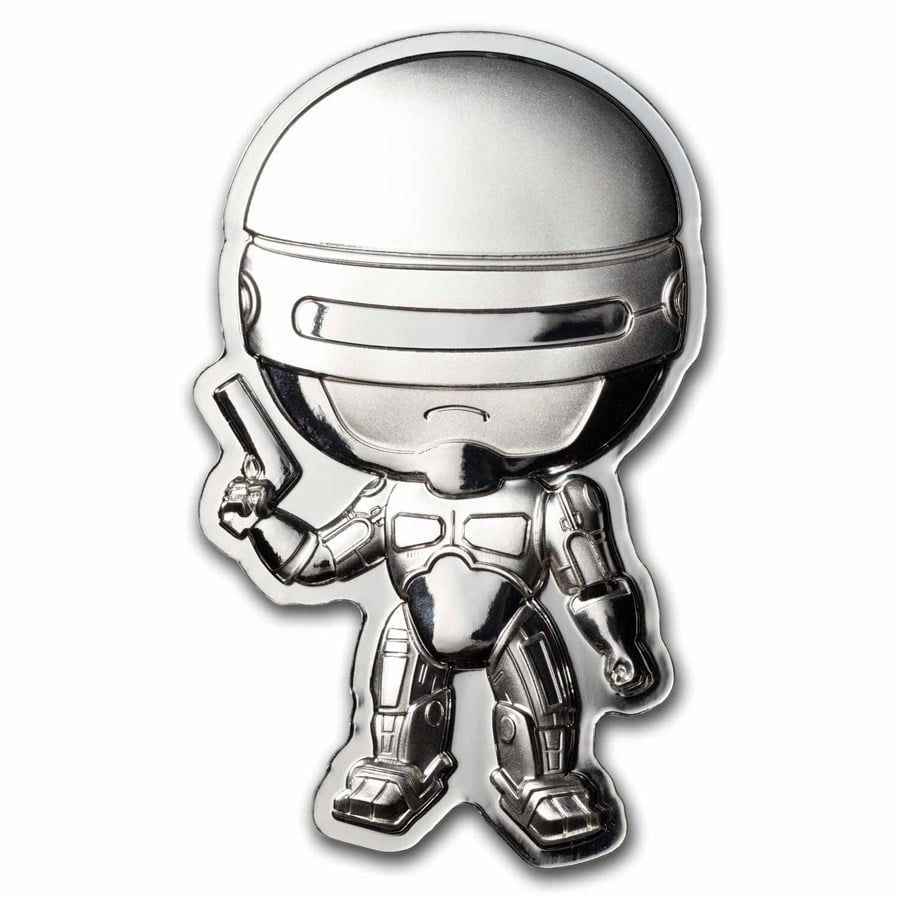 2024 Fiji RoboCop Shaped Proof-Like 1 oz Silver Coin - Walmart.com