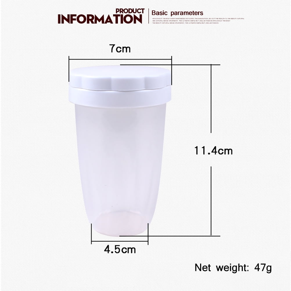 2024 Flour Powder Cans Manual Powdered Sugar Sieve Plastic Flour Mesh ...