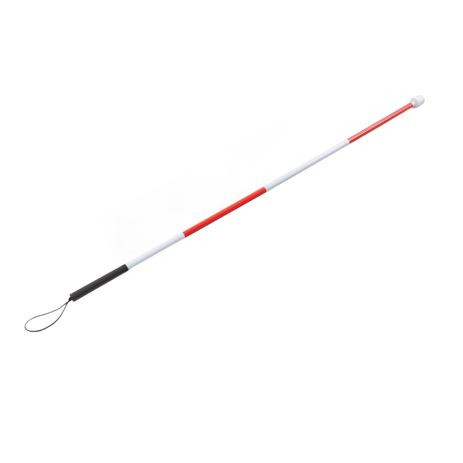 2024 Folding Blind Cane Anti Slip Handle Red White Aluminium Light ...