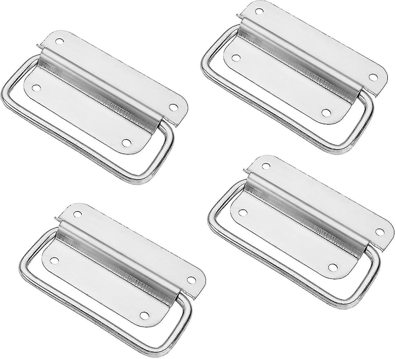 2024 Folding Stainless Steel Pull Handles, Crate Handle Handles Folding ...