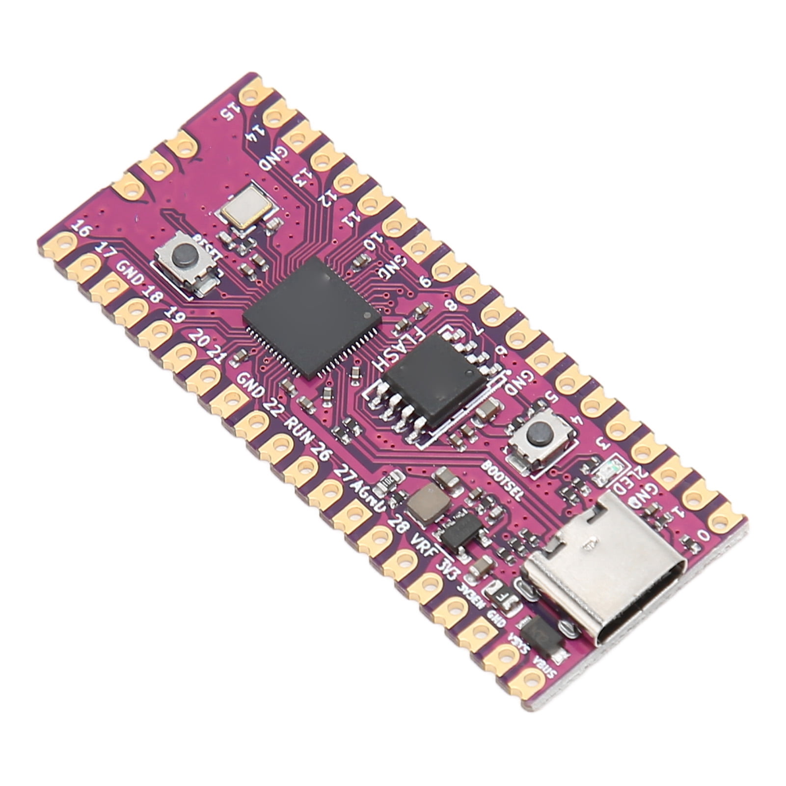 2024 For Rpi Rp2040 Pico Board Dual Core Arm Cortex M0 Processor Low Power Consumption Flexible