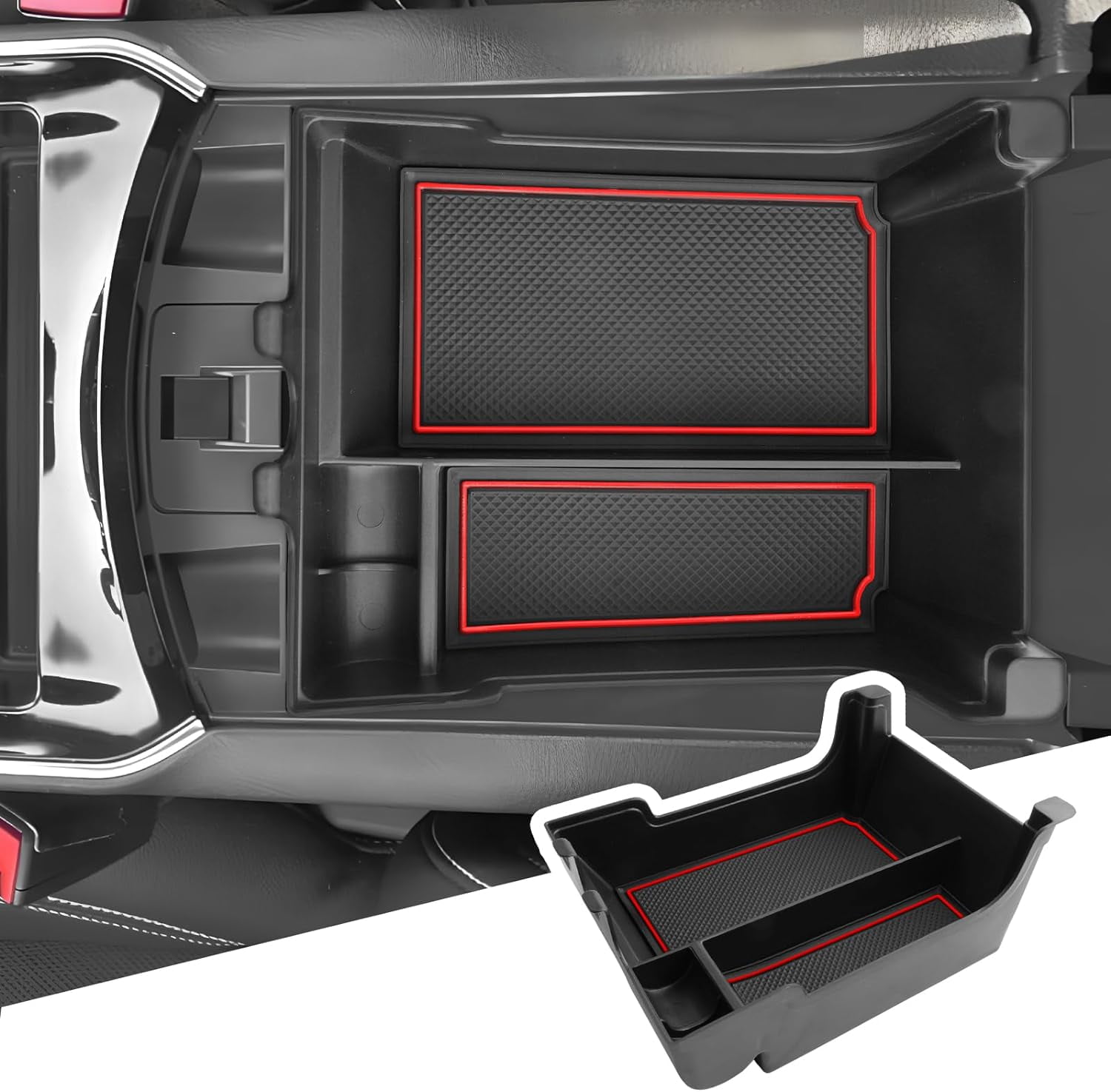 for 2024 Ford Edge Center Console Organizer 2021-2024 Ford Edge SE/SEL ...