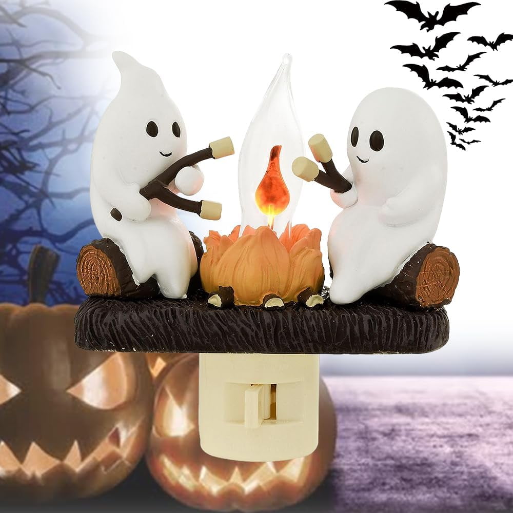 2024 Ghost Campfire Flickering Night Light, Ghosts Campfire Flicker ...