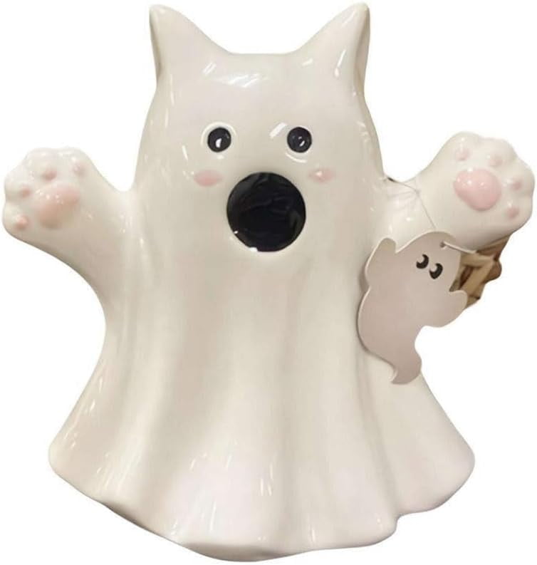 2024 Ghost Figurine Halloween Figures Goblin And Ghoul Ghost Cat,Spooky ...