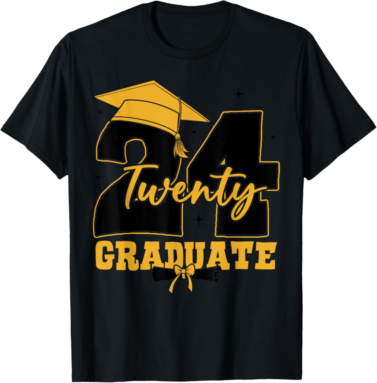 2024 Graduate Class of 2024 Senior High School Graduation T-Shirt ...