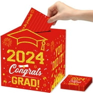 Guiexla Personalized Graduation Gift Card Holder 12 Slots Wooden Card ...