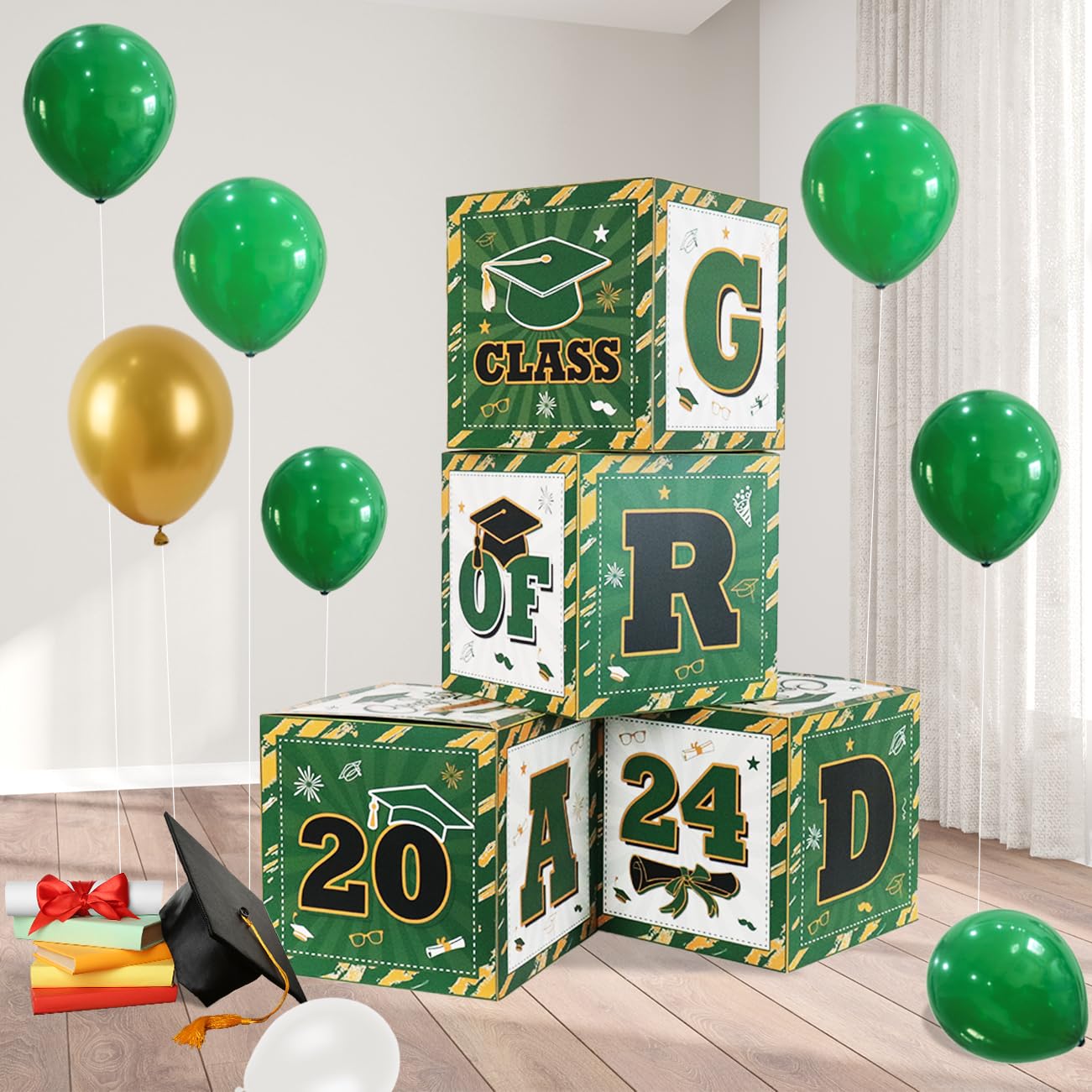 2024 Graduation Decorations, Class CM31 of 2024 Balloon Boxes for 2024 ...