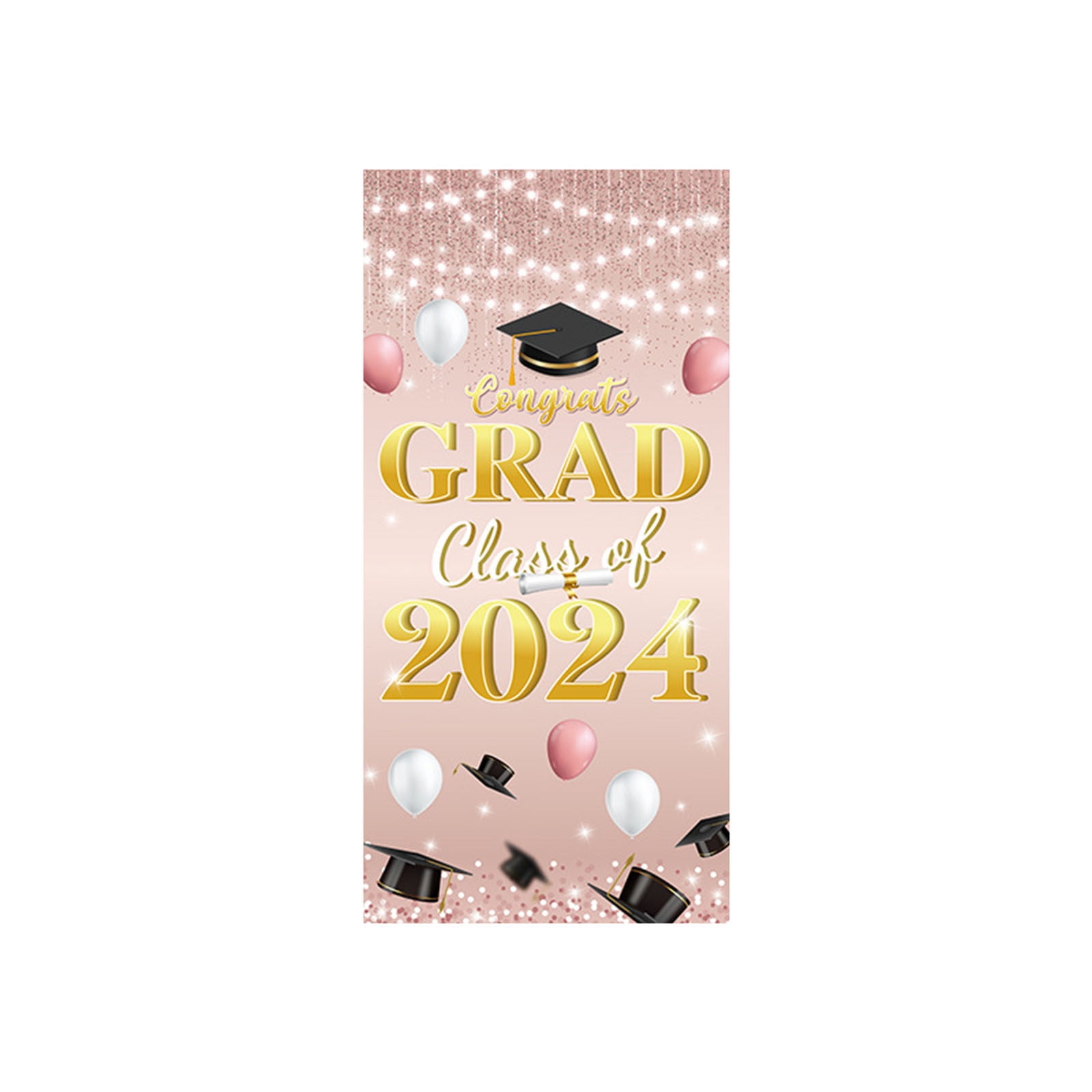 2024 Graduation Door Cover Congrats Grad Porch Sign Class of 2024 ...