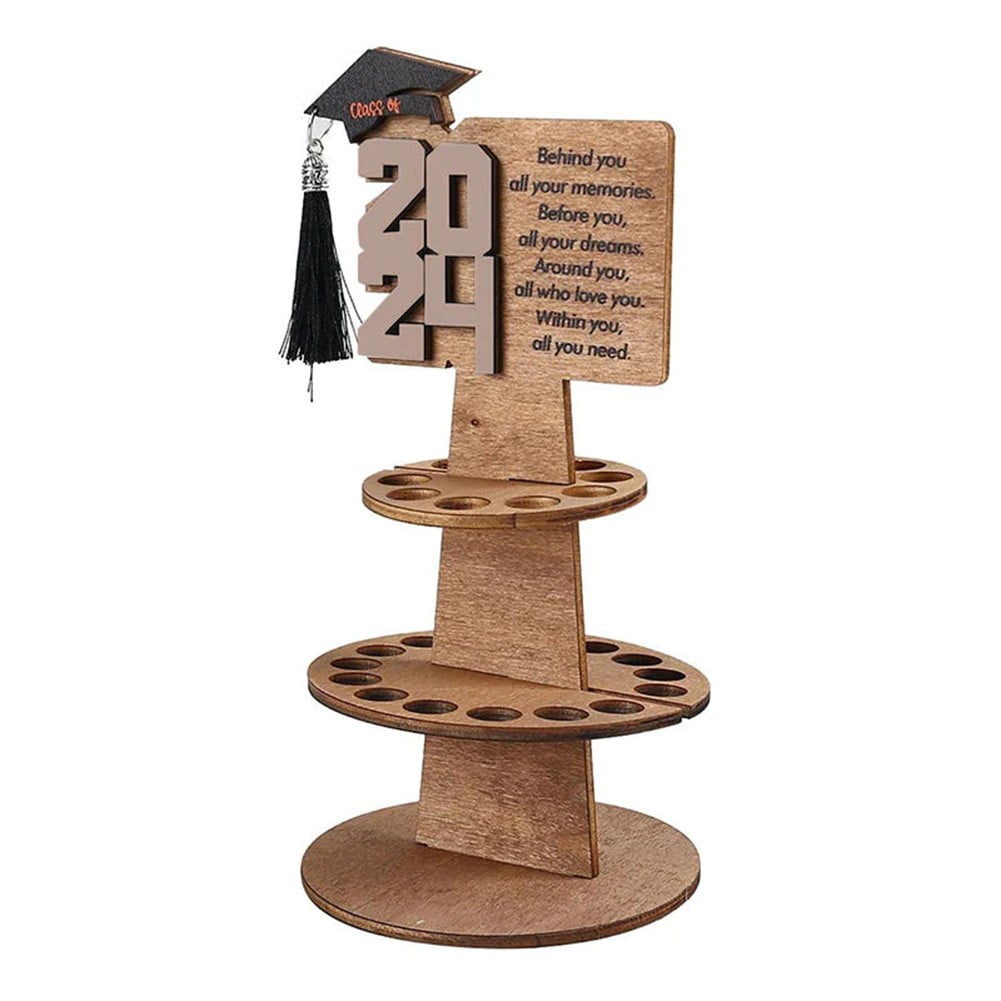 2024 Graduation Holder,Multiple Holes Double Layer Home Décor - Walmart.com