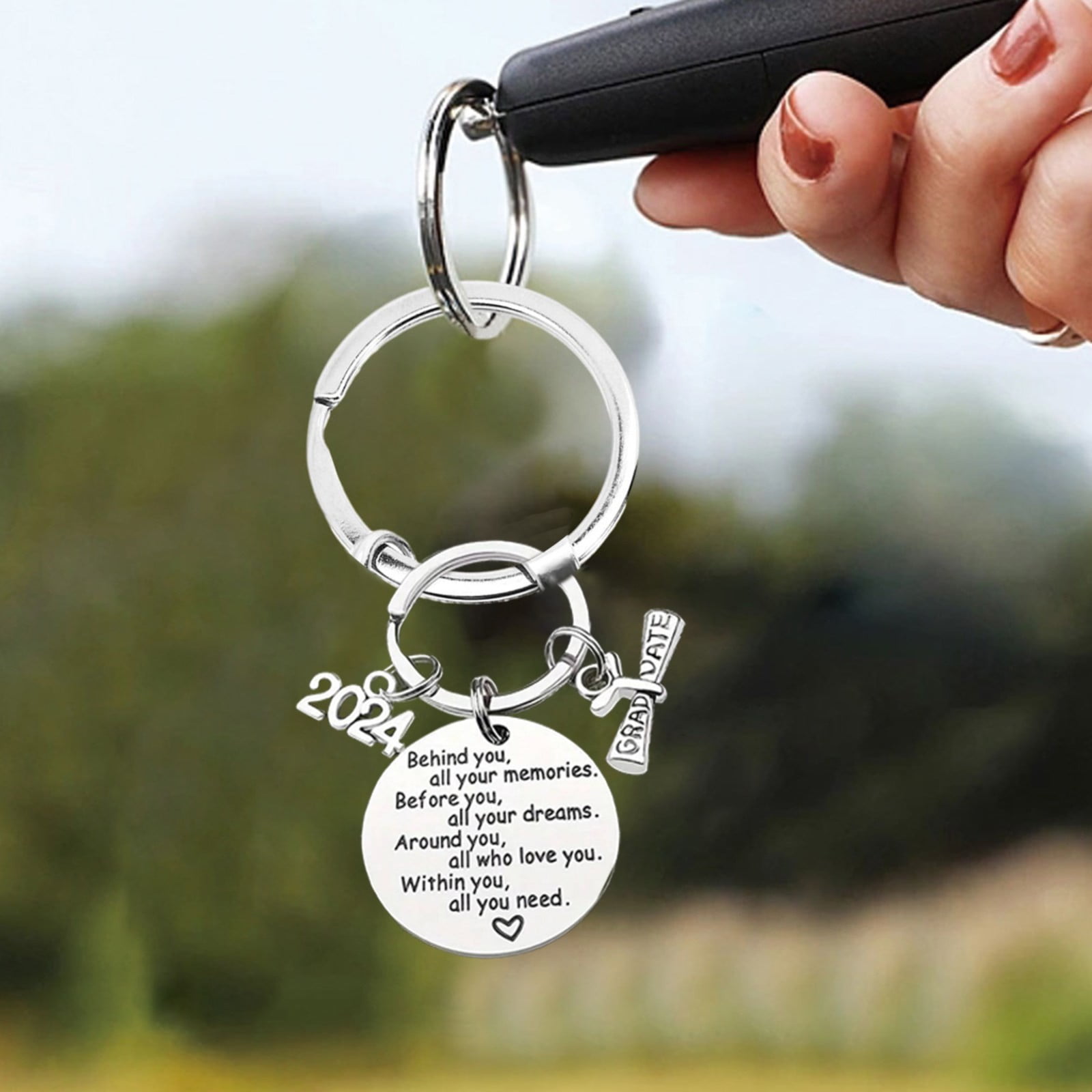 2024 Graduation Keyring Inspirational Graduation Party Bags For Women ...