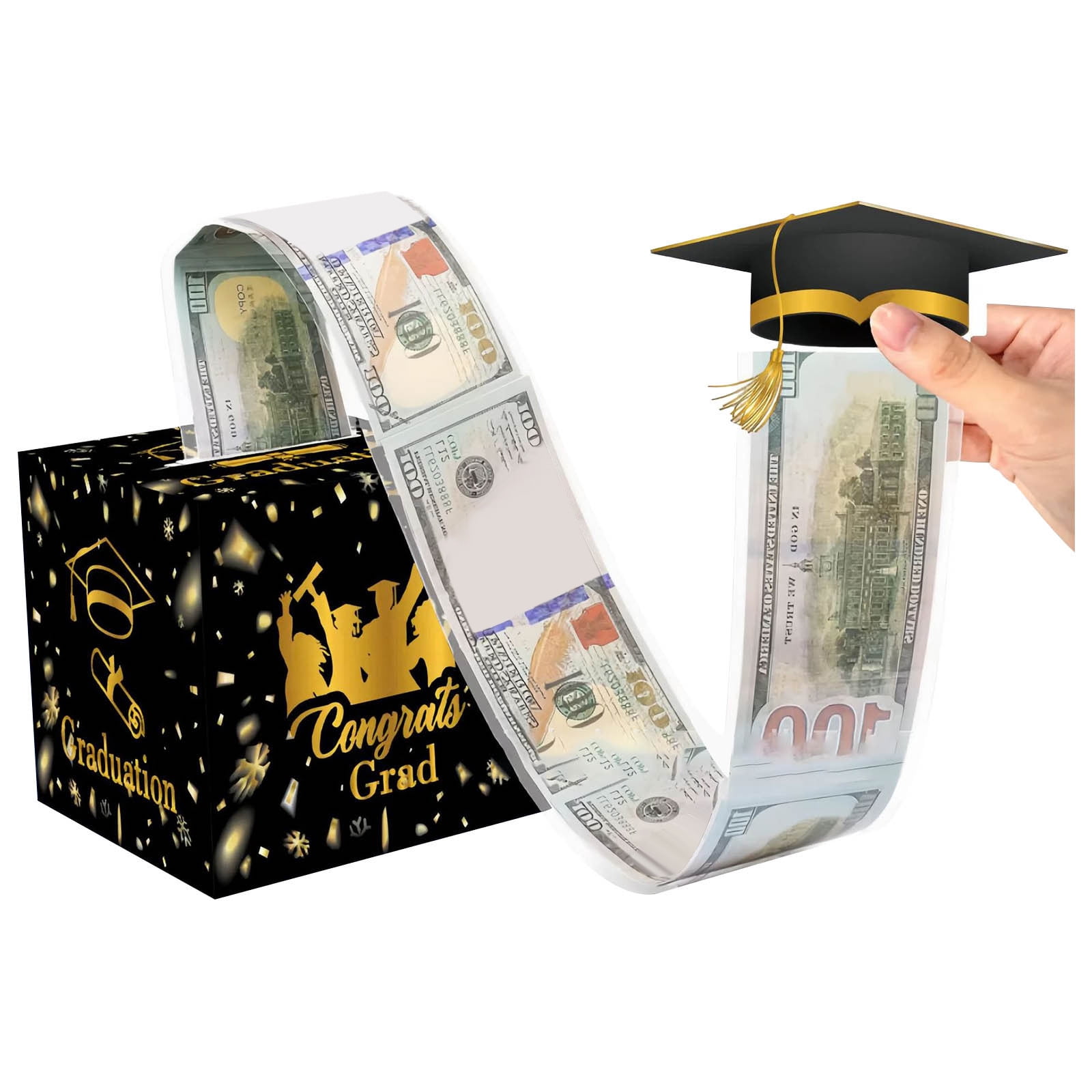 2024 Graduation Money Box for Cash,White Surprise Box Explosion Gift ...