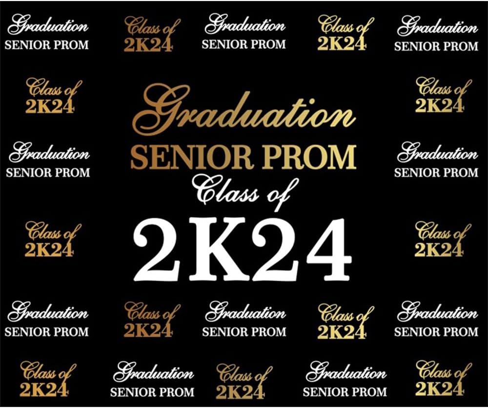 2024 Graduation Party Backdrop 10x8ft Fabric Class of 2024 Photography ...