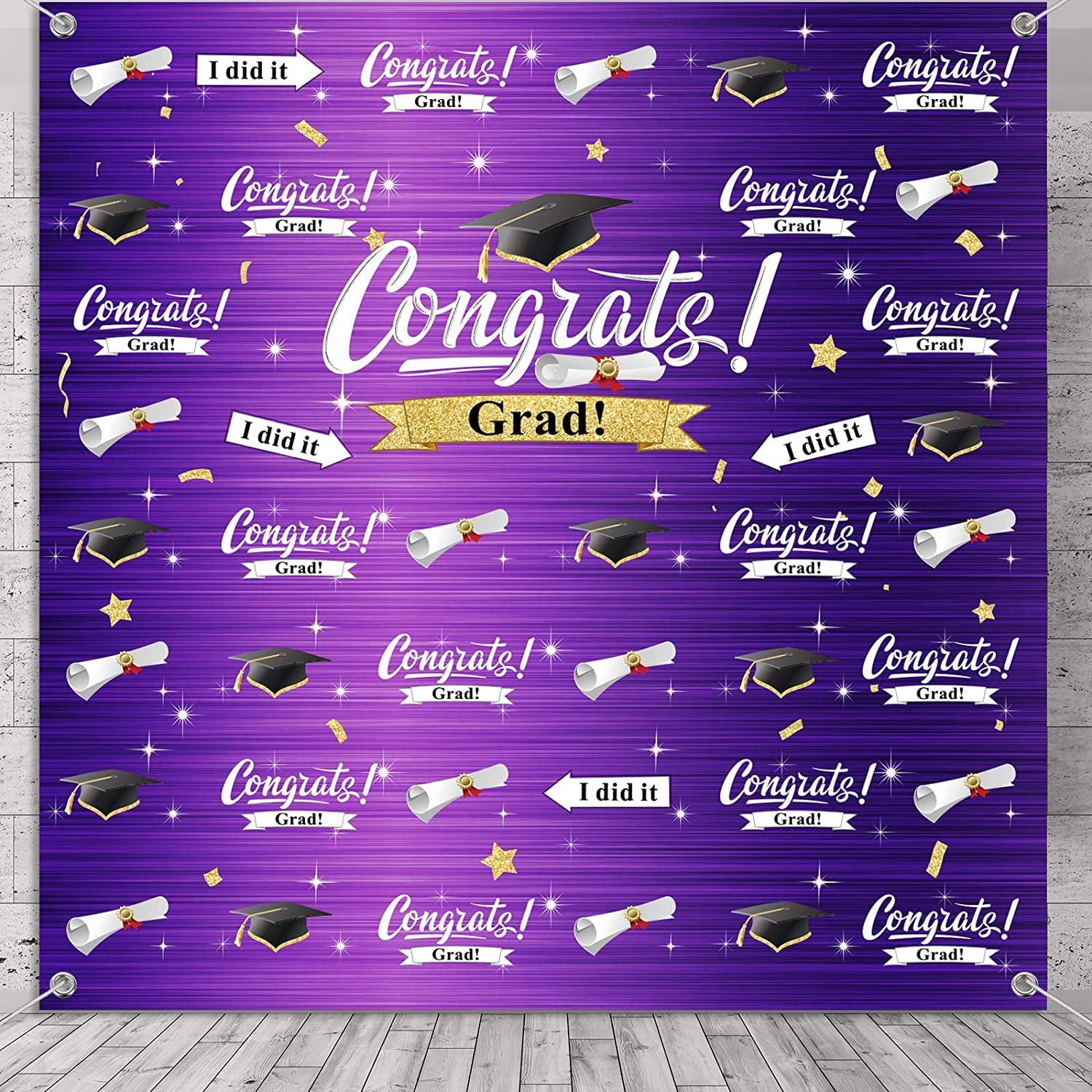 2024 Graduation Photography Backdrop Graduation Party Decorations ...