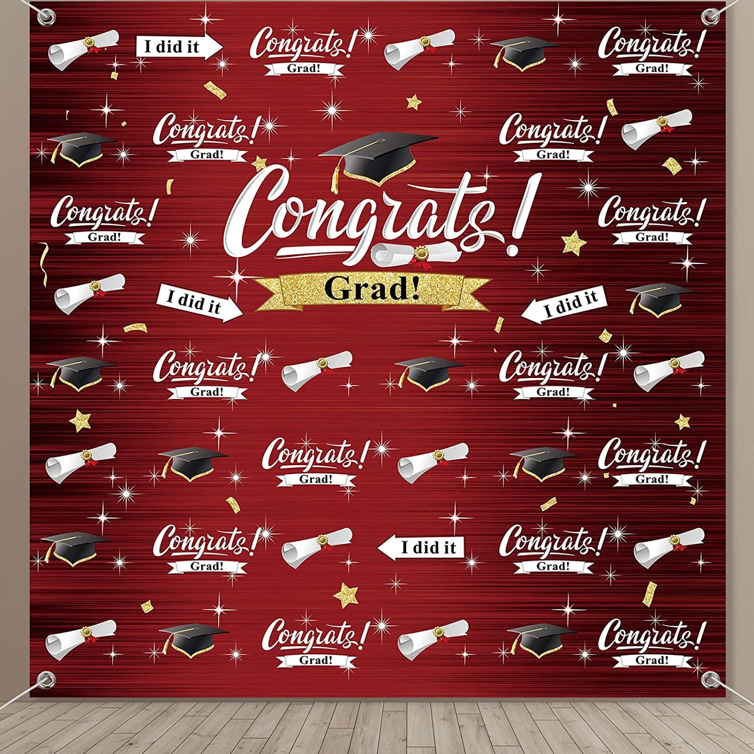 2024 Graduation Photography Backdrop Graduation Party Decorations ...