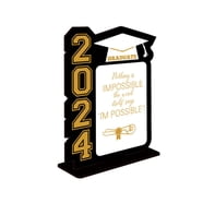 2024 Graduation Season Premium Wooden Photo Frame with Adjustable Stand ...