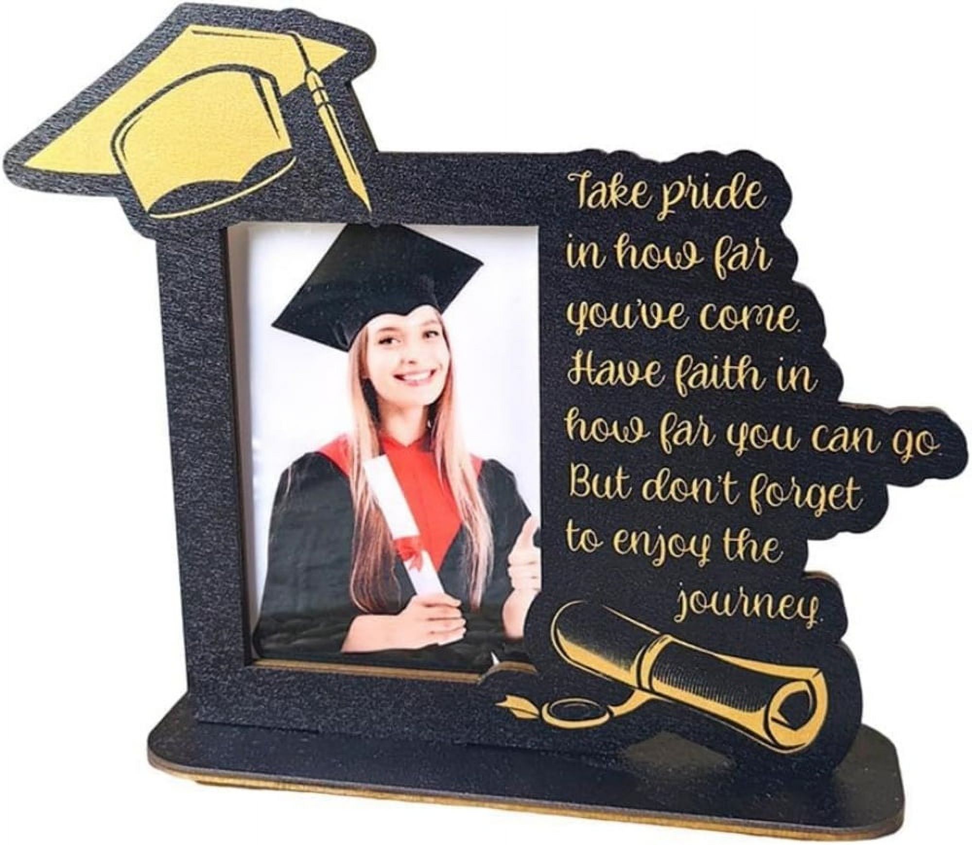 2024 Graduation Picture Frame, Class of 2024 Wooden Graduation Photo ...