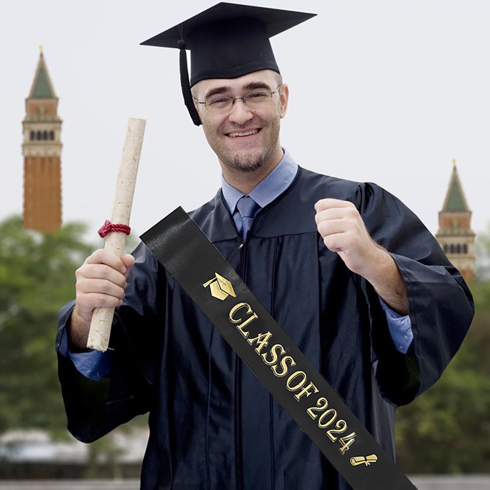 2024 Graduation Ribbon Graduation Party Favors Decor Congratulations ...