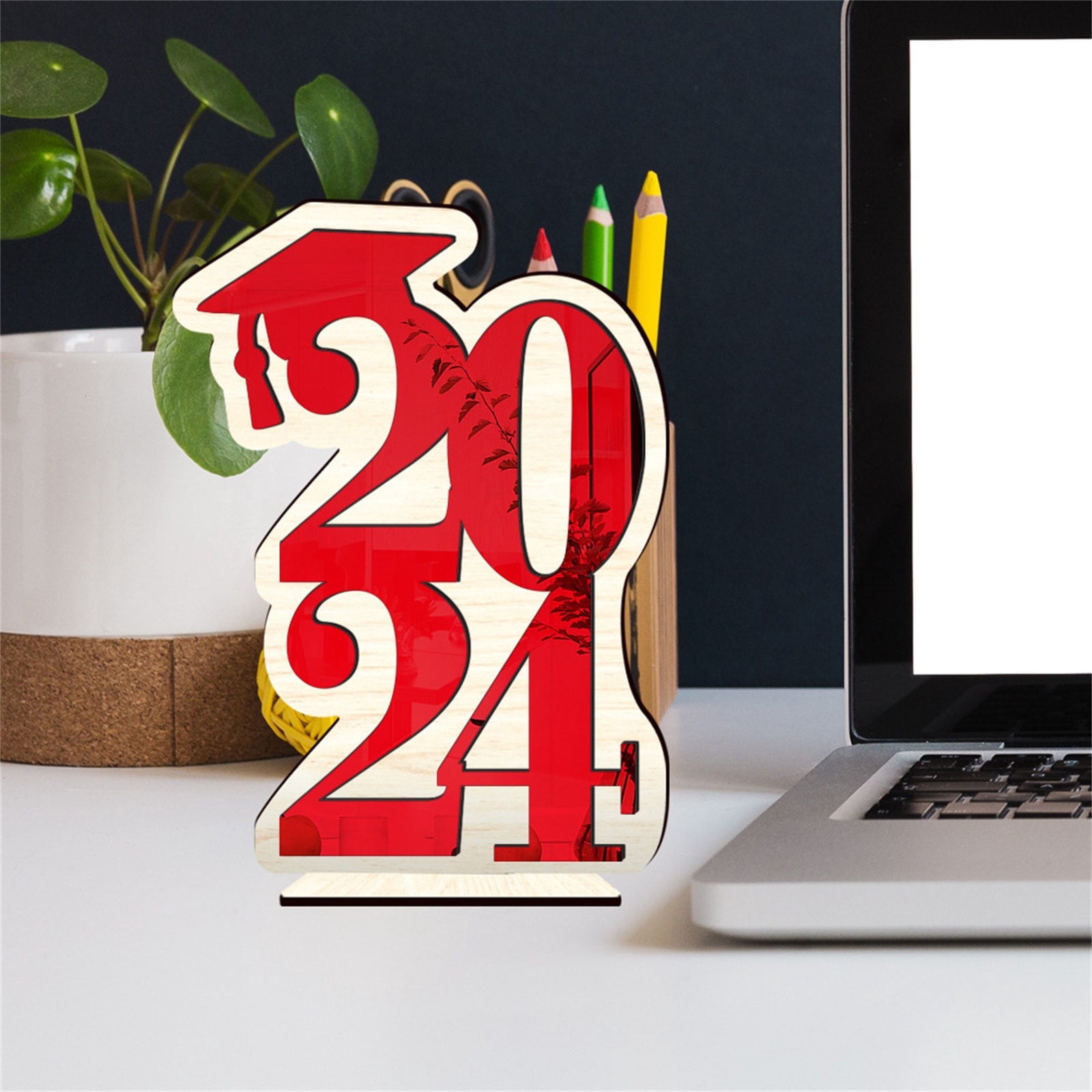 2024 Graduation Season Wooden Stand Celebrating Graduation Home ...