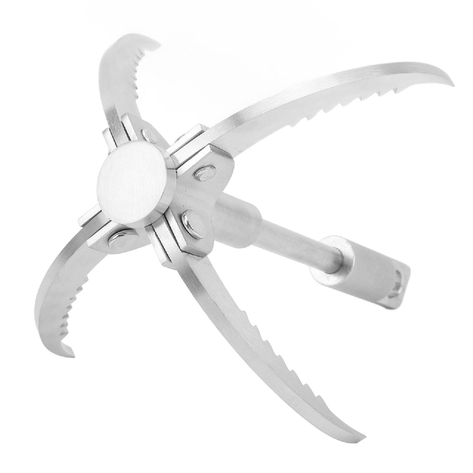 2024 Grappling Hook with 4 Folding Claw Stainless Steel Multifunctional ...