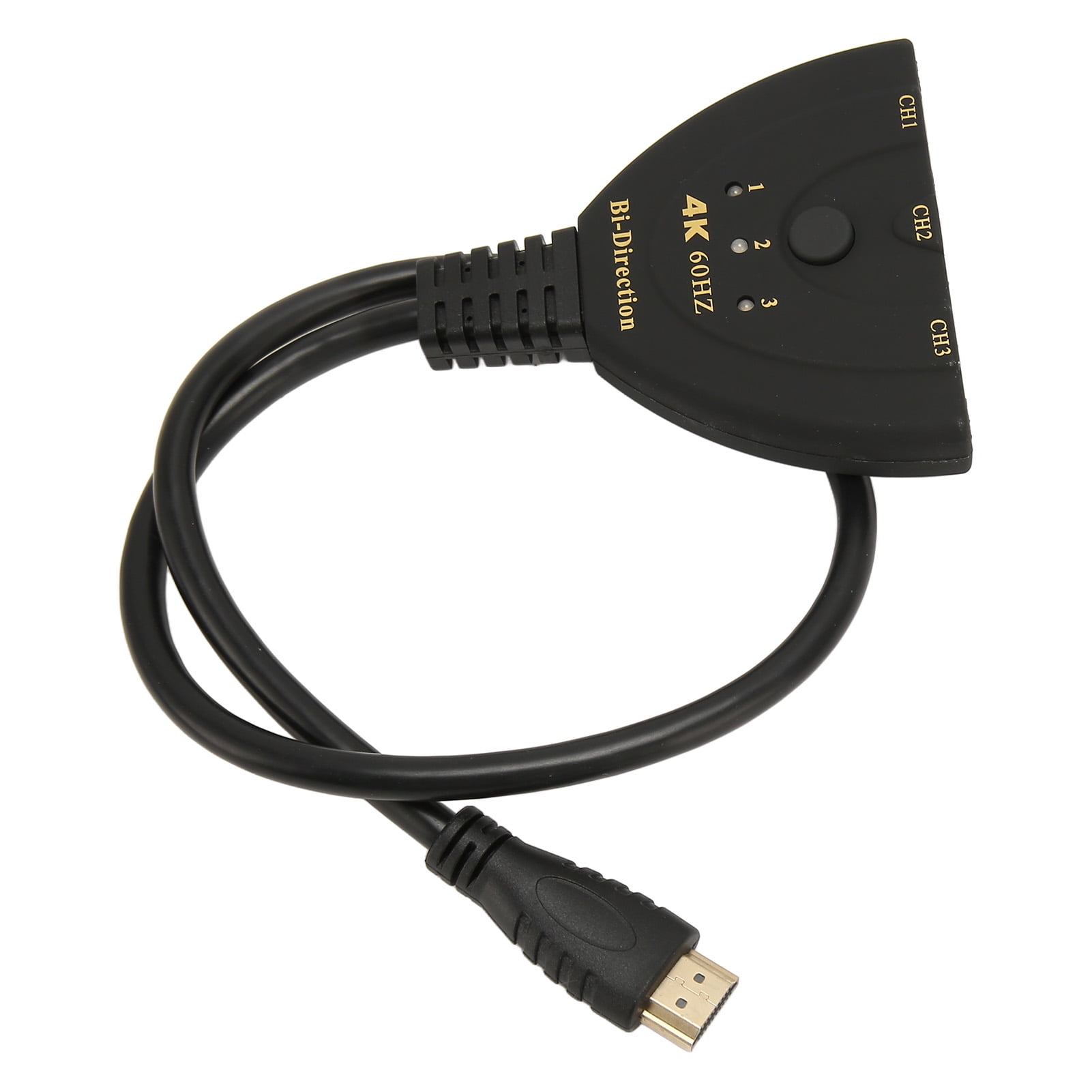 2024 HD Multimedia Interface Switch 4K 60Hz 3 in 1 Out Bidirectional HD ...