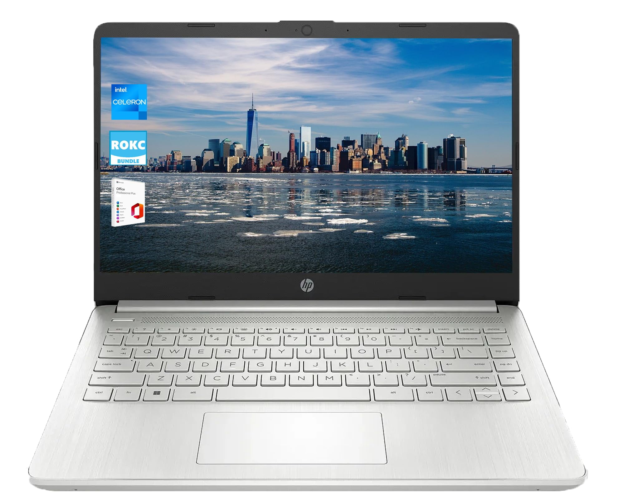 2024 HP 14 HD LED Display Laptop, Intel Celeron N4120(4-core), 16GB RAM ...