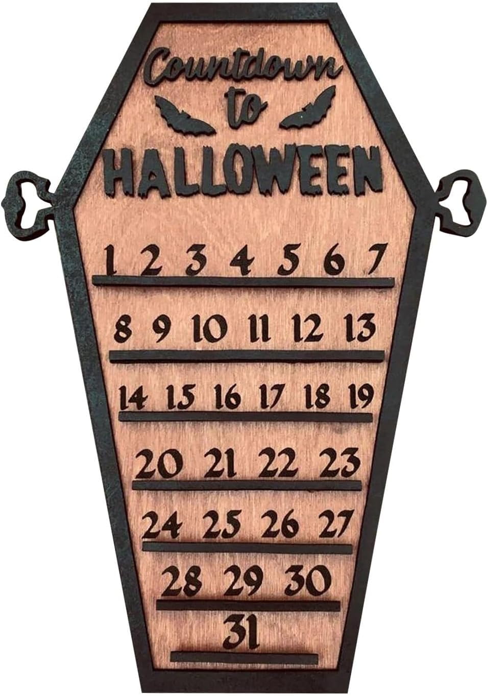 2024 Halloween Advent Countdown Calendar,Countdown Calendar Coffin DIY ...