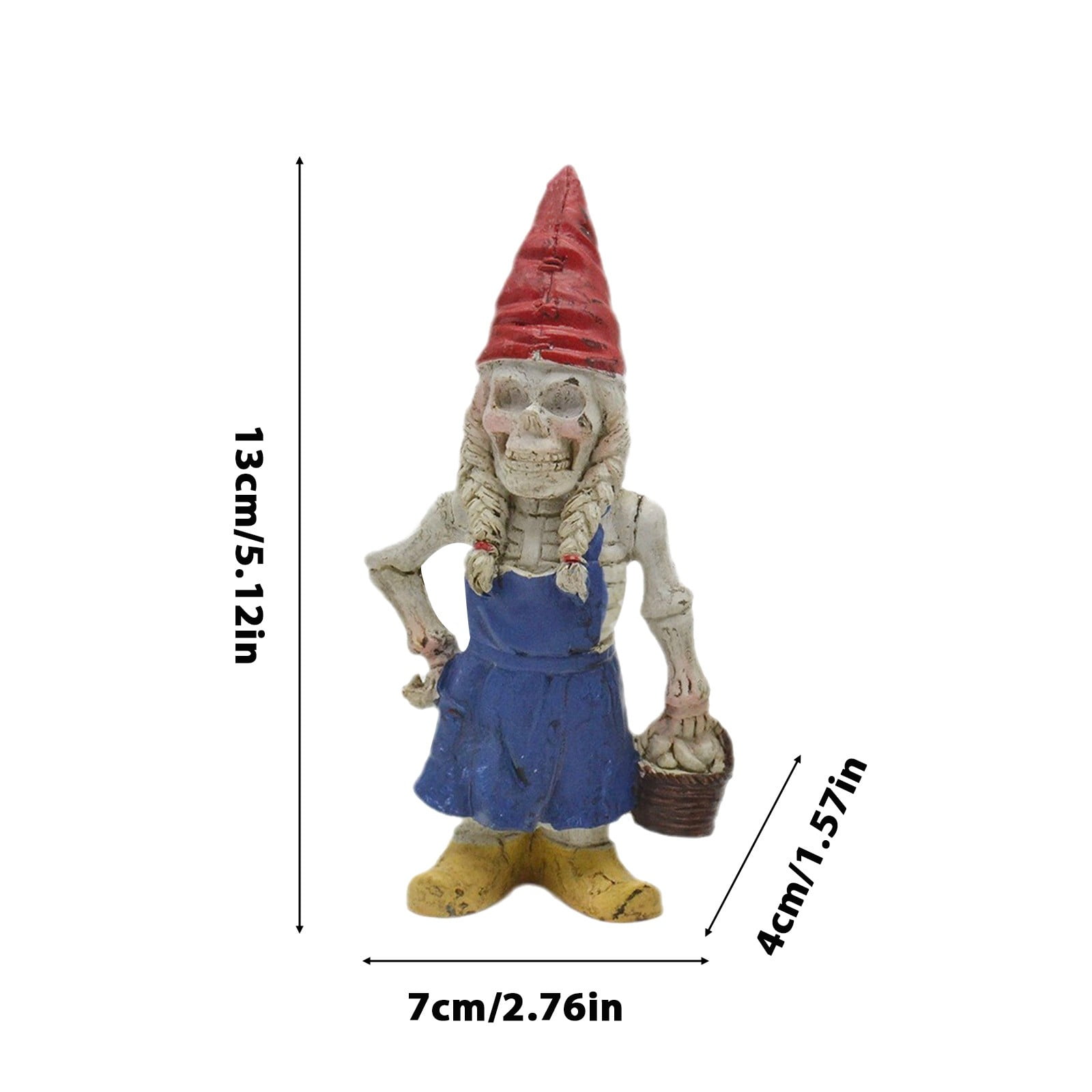 2024 Halloween Decorations,Male and Female Halloween Skeleton Gnome ...