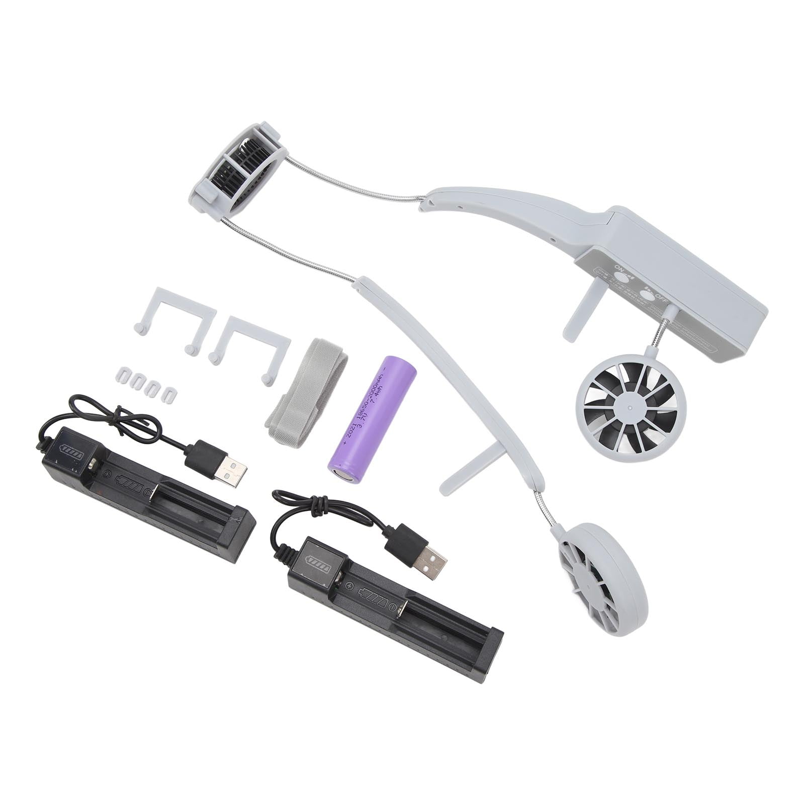 2024 Hard Hat Fan Portable External Safty Helmet Fan for Common Safety ...