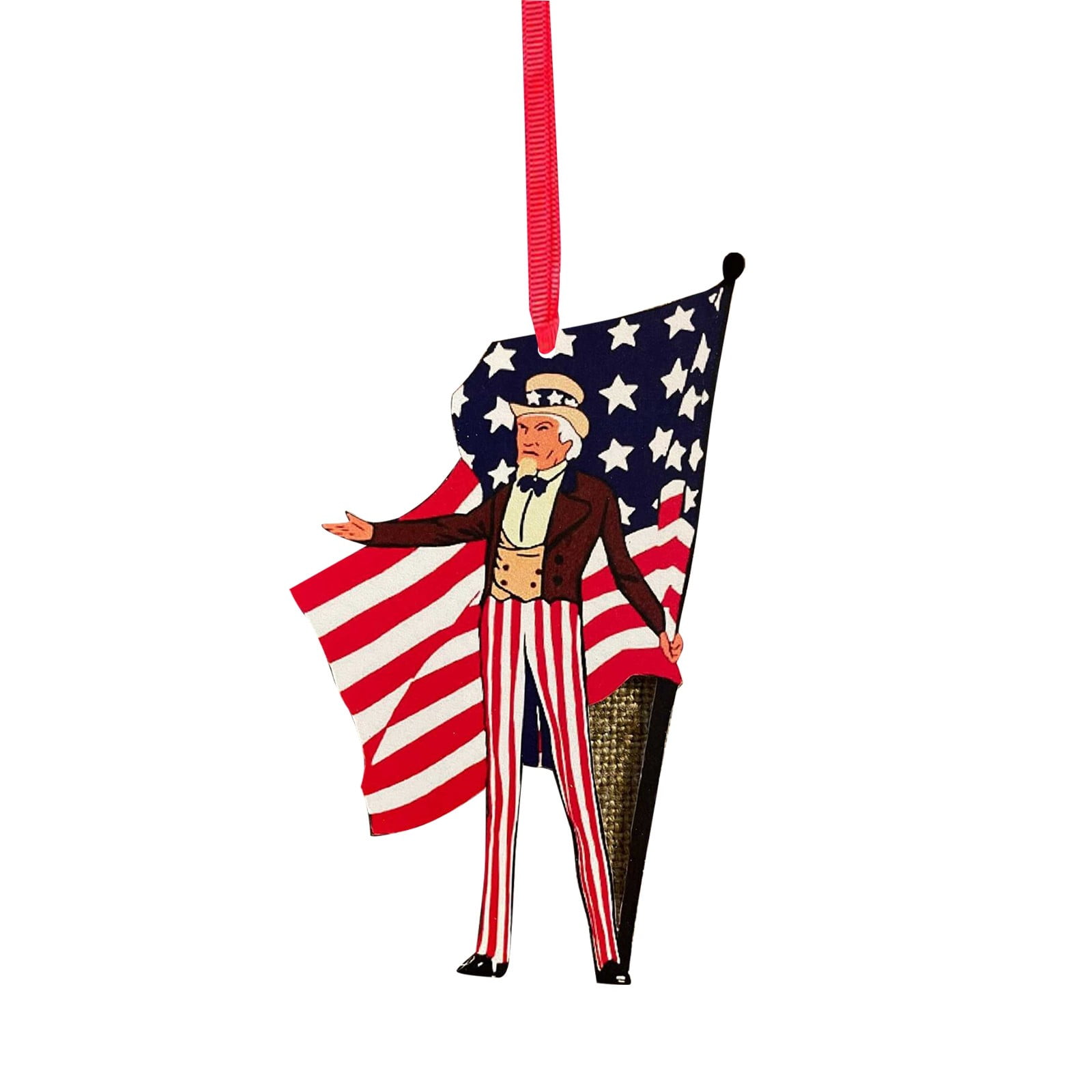 2024 Home Patriotic Independence Day Vintage Style Acrylic Hanging