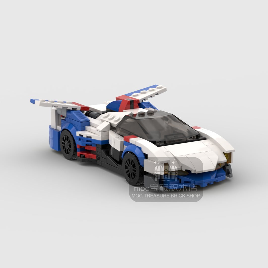 2024 Hot MOC Speed City Car Champion Racer Classic Supercar Building ...