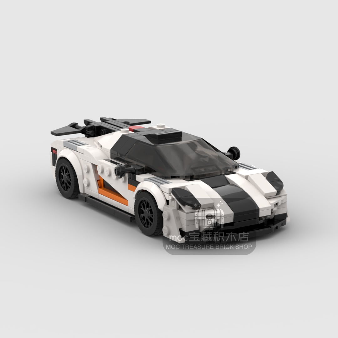 2024 Hot MOC Speed City Car Champion Racer Classic Supercar Building ...