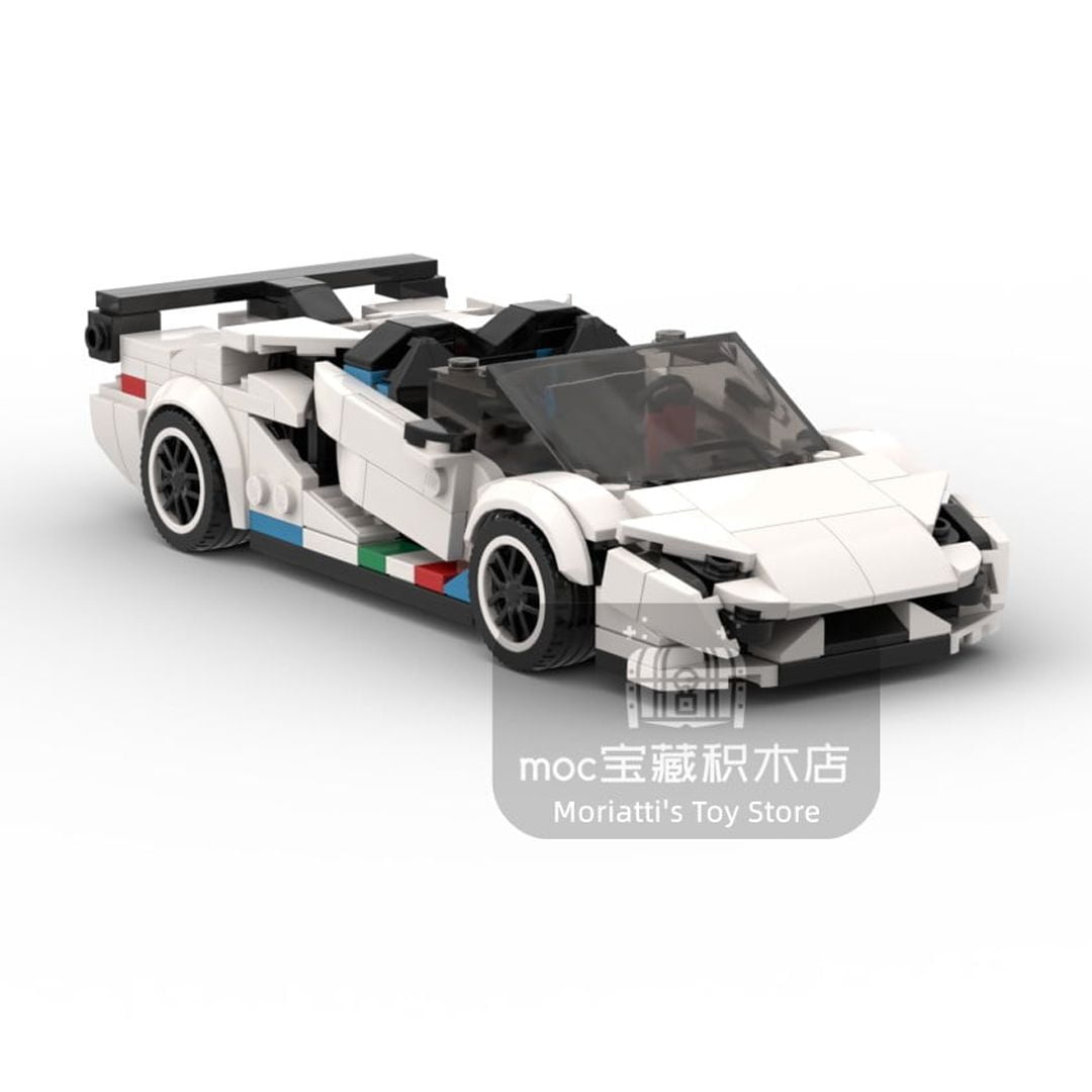 2024 Hot MOC Speed City Car Champion Racer Classic Supercar Building ...