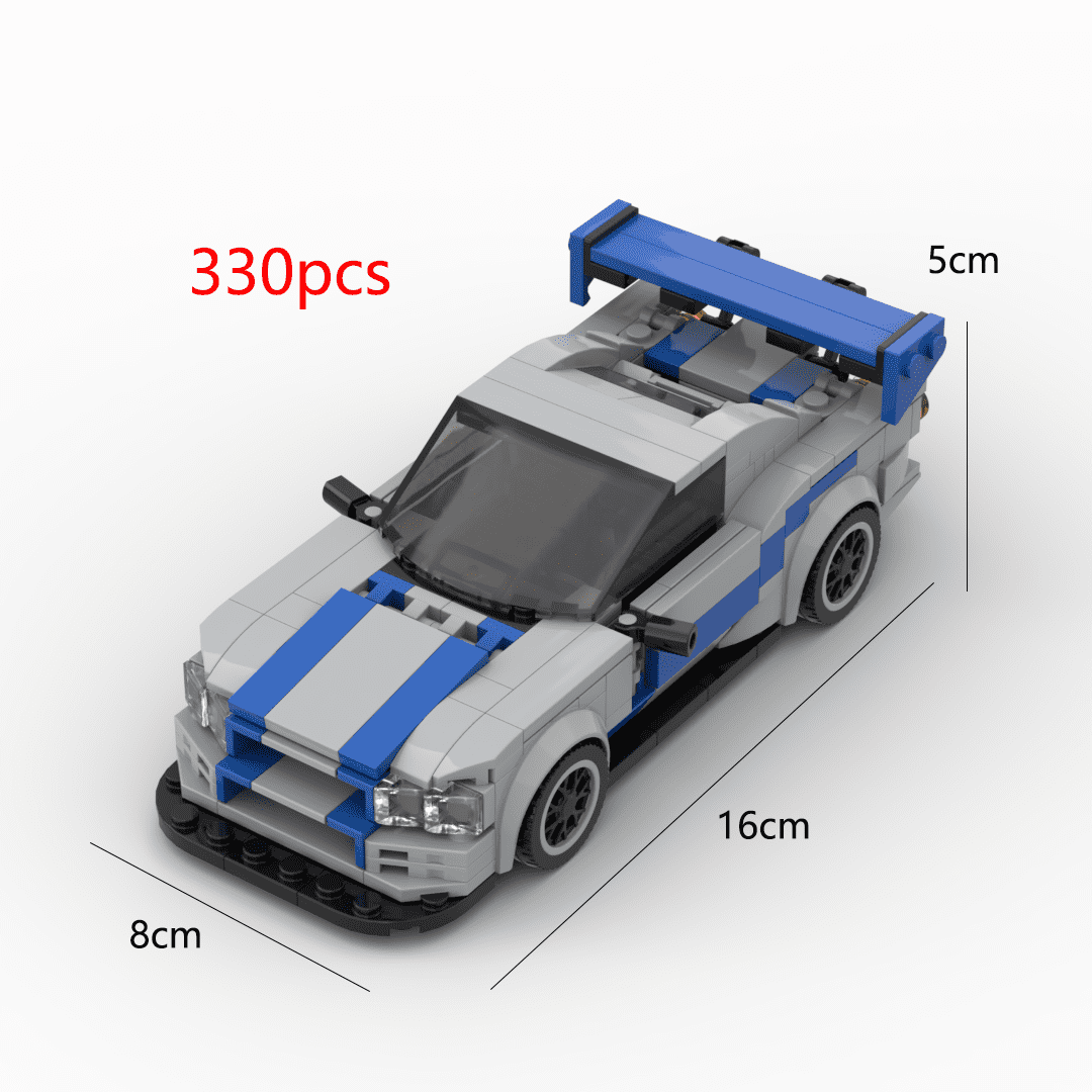 2024 Hot MOC Speed City Car Champion Racer Classic Supercar Building ...