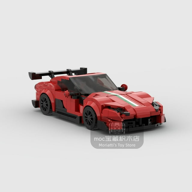 2024 Hot MOC Speed City Car Champion Racer Classic Supercar Building ...