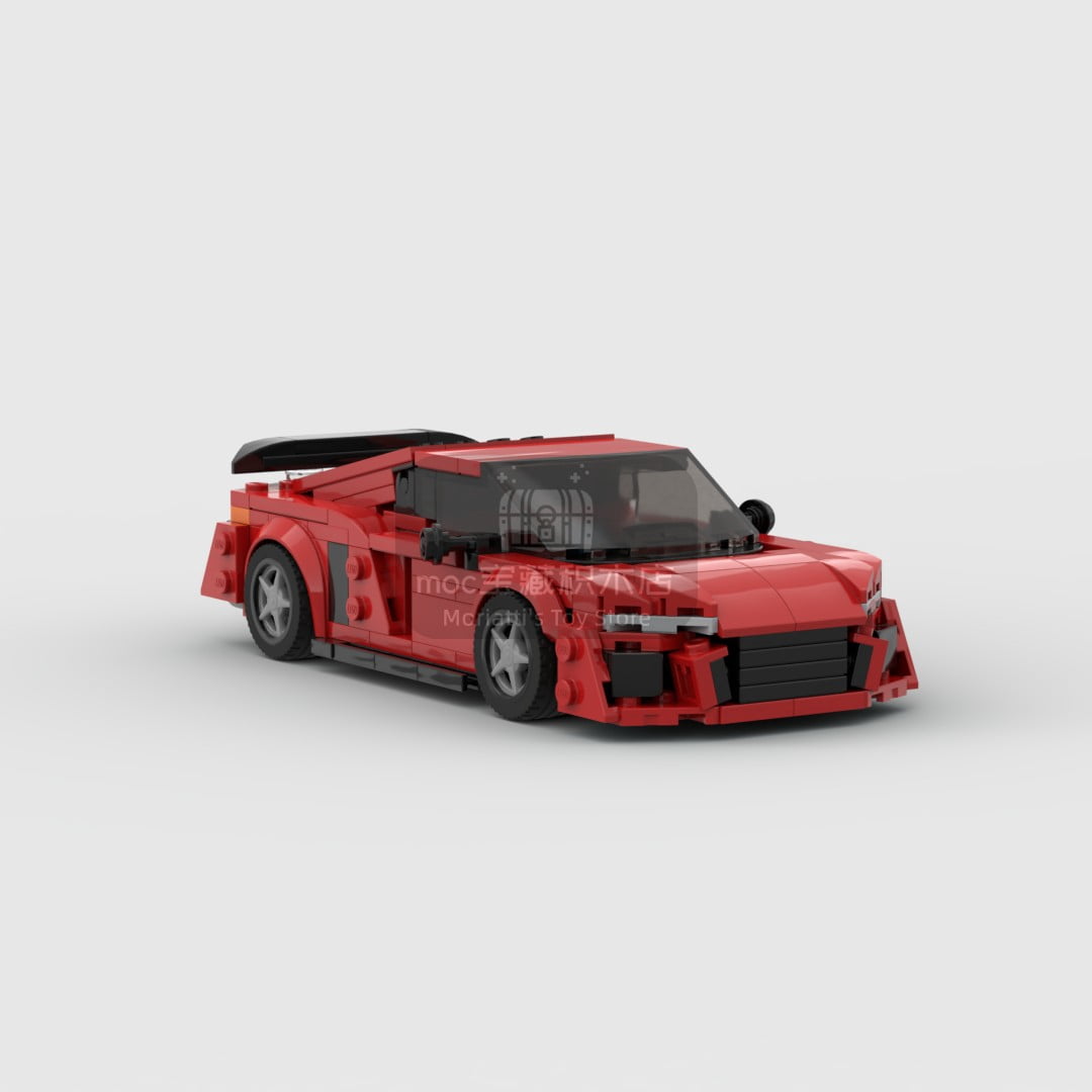 2024 Hot MOC Speed City Car Champion Racer Classic Supercar Building ...