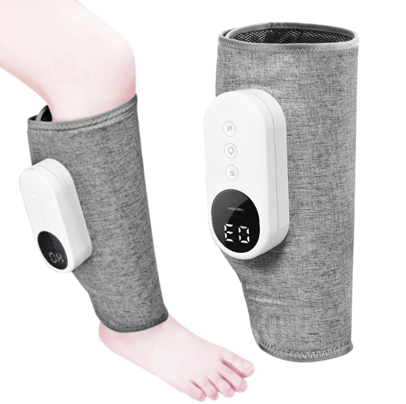 Electric Hot Compress Leg Massager Rechargeable Cordless Calf Massager ...
