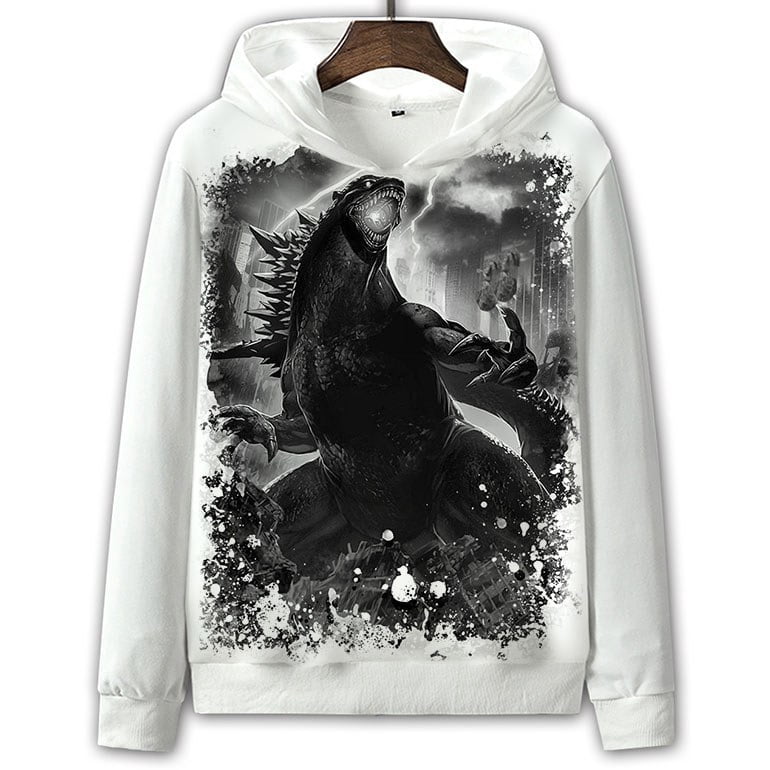 2024 Hot new Godzilla VS King Kong hoodie, 3D clothes long sleeve trend ...